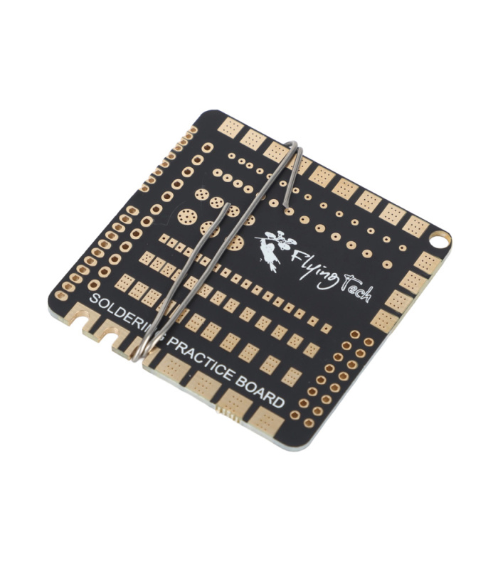 Flying Tech Practice Soldering Board PCB (BLACK) - Flying Tech